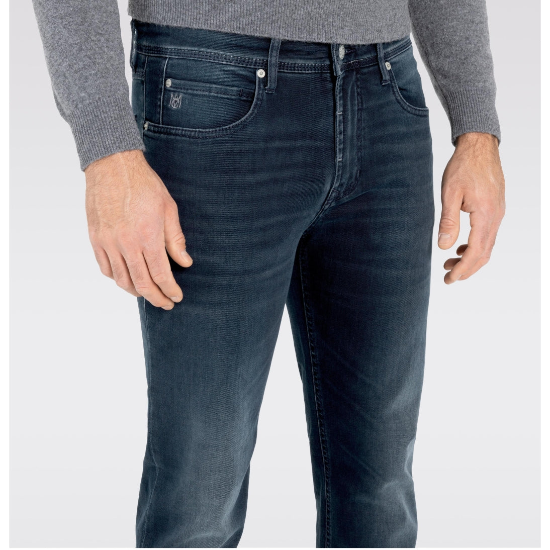 MAC Arne Modern Fit Left Handed Denim Jeans 0976L Deep Blue Authentic ...