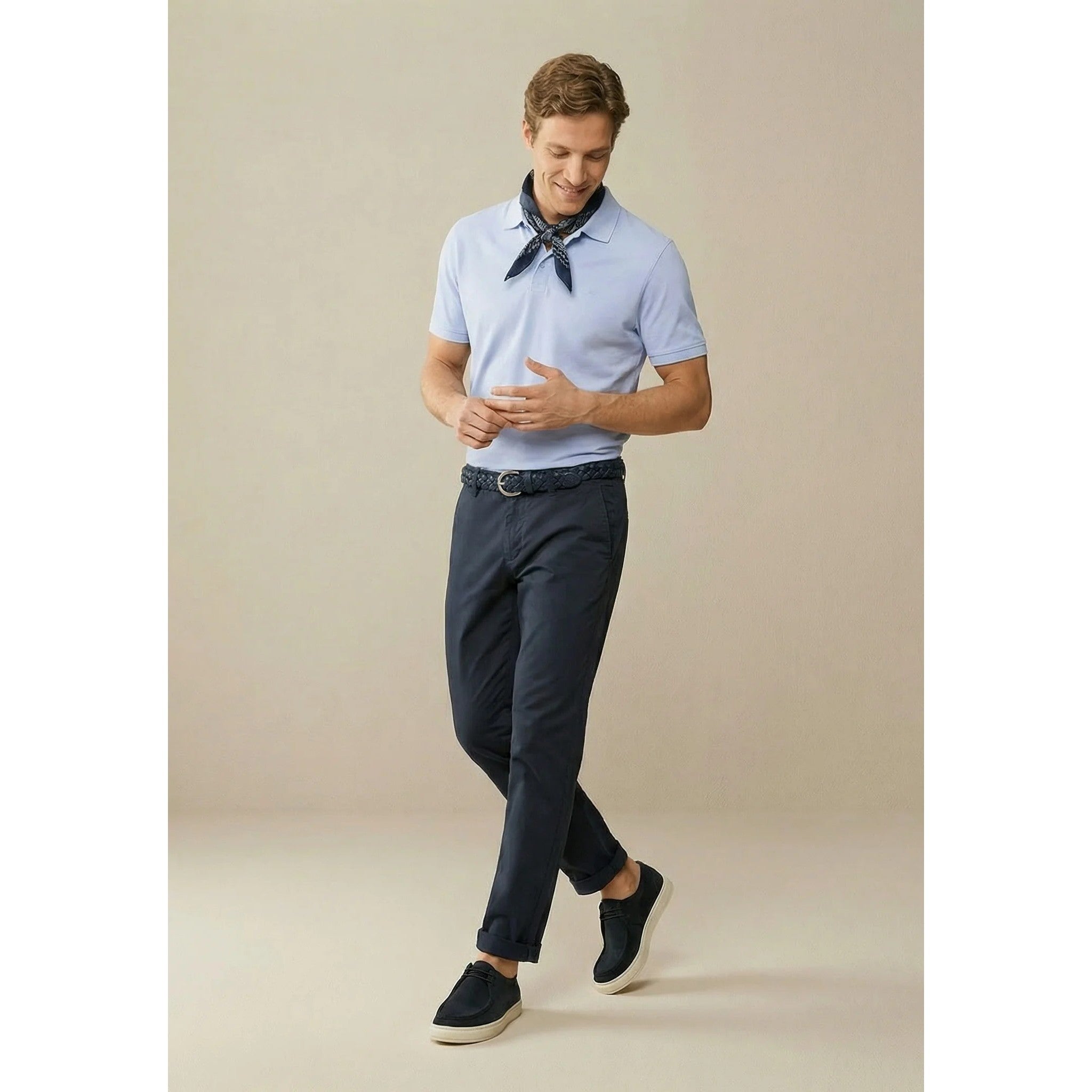Fynch-Hatton Pure Cotton 2 PLy Polo in New Breeze 1613-1800 – Jepsons
