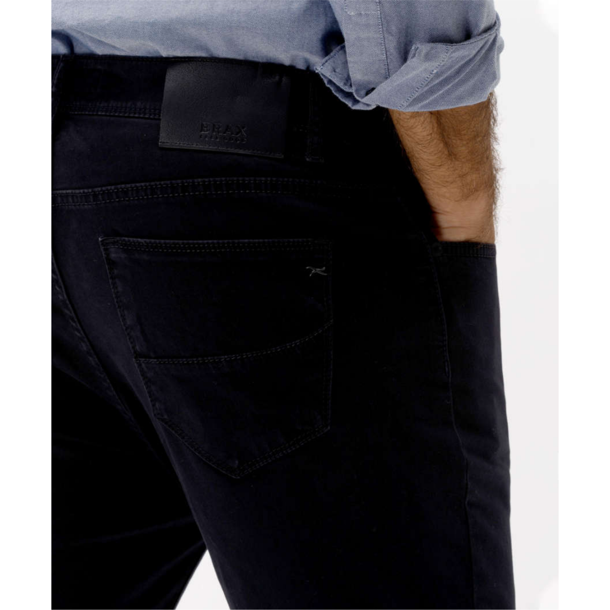Brax Cadiz 5 Pocket Jeans with Perma Dye No Fade Navy Blue 80-4000 ...