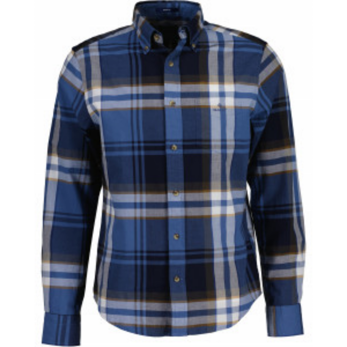 GANT Regular Fit Button Down Plaid Shirt 3220059– Jepsons