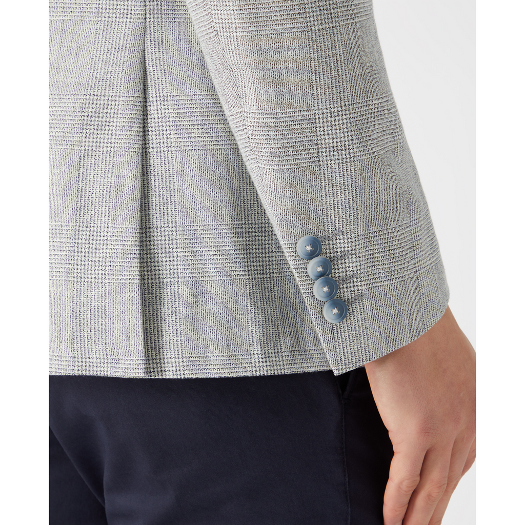 Remus Uomo Mens Linen Blend Summer Sports Jacket 12353 Light Grey– Jepsons