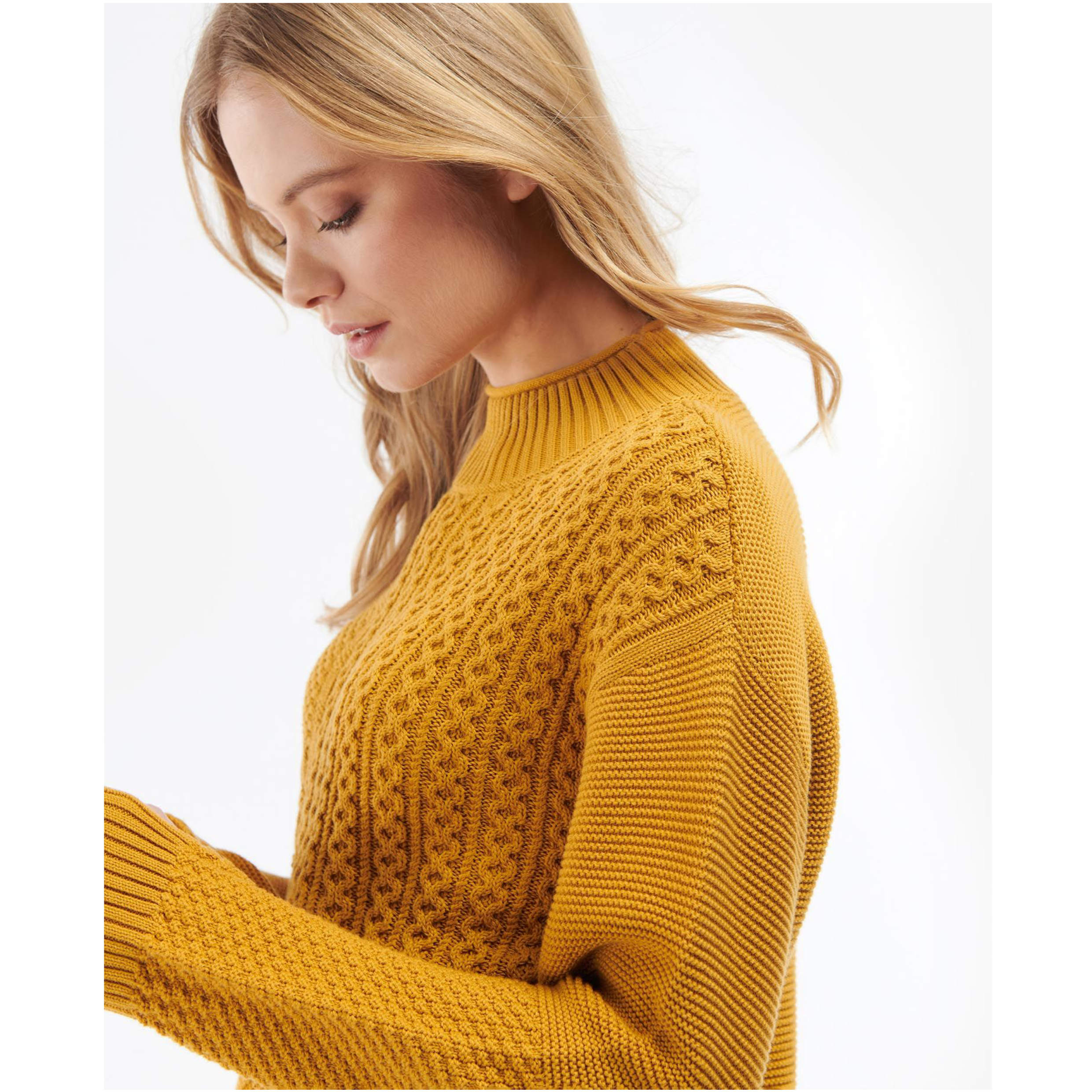 Barbour Fairbarn Knit Honeysuckle LKN1269 – Jepsons